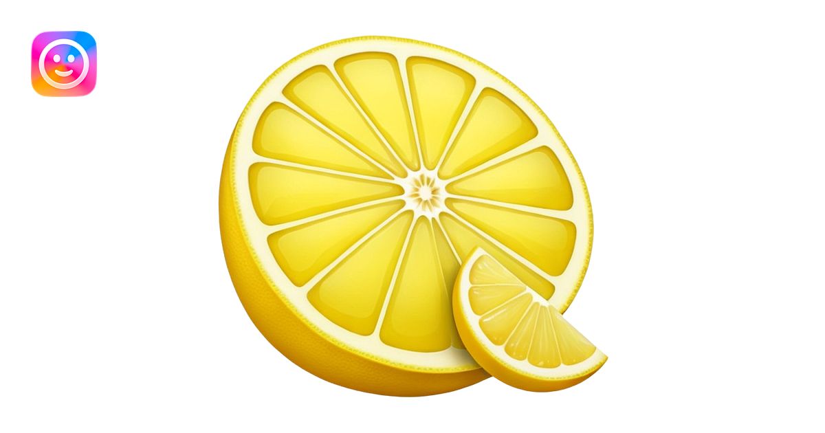 lemon wedge emoji | AI Emoji Generator