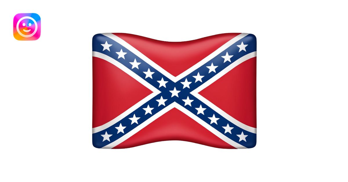 Confederate flag emoji | AI Emoji Generator