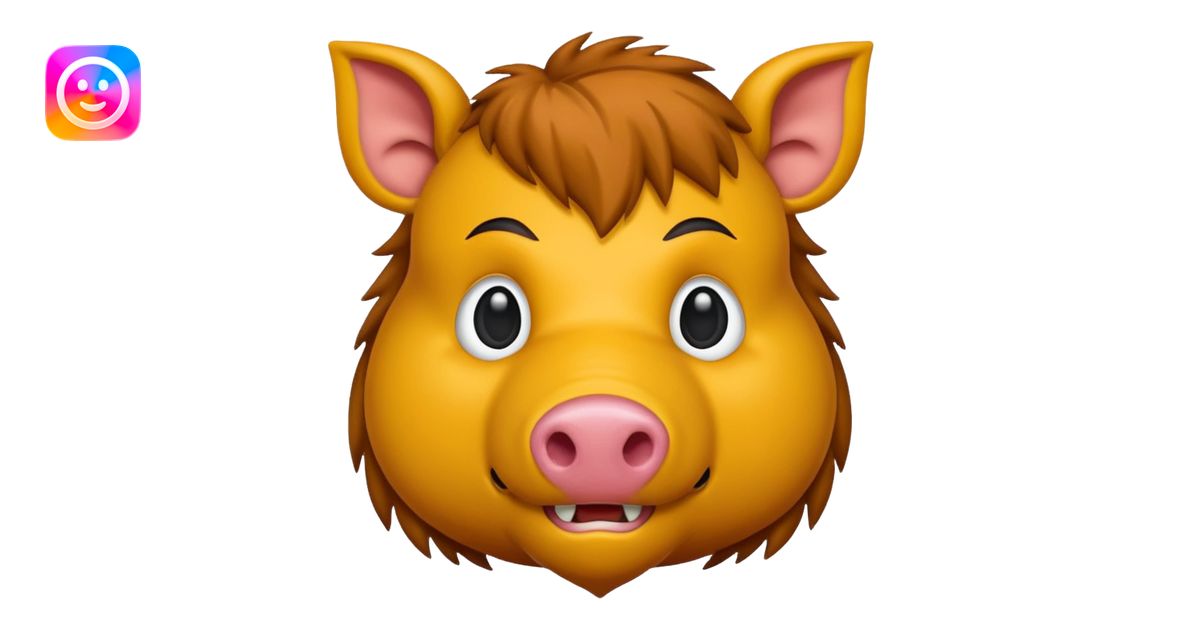 AI coder boar emoji | AI Emoji Generator