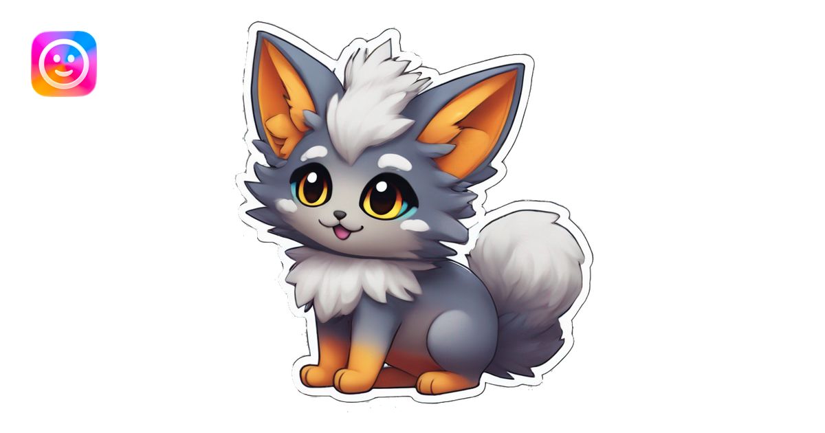 Anthro Fluffy Cool Cute Magical Elemental Shiny Colorful Neon Vibrant ...