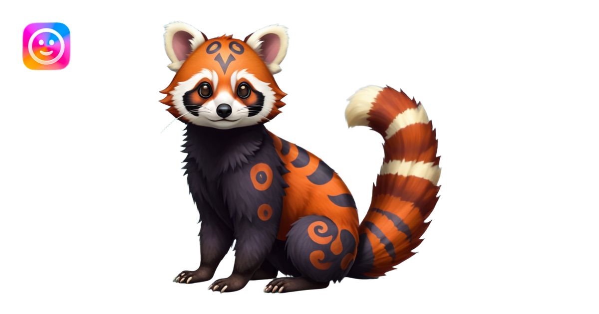 A beaked beaky 4-legged, feral, digitigrade, lanky, elegant, Colorful ...