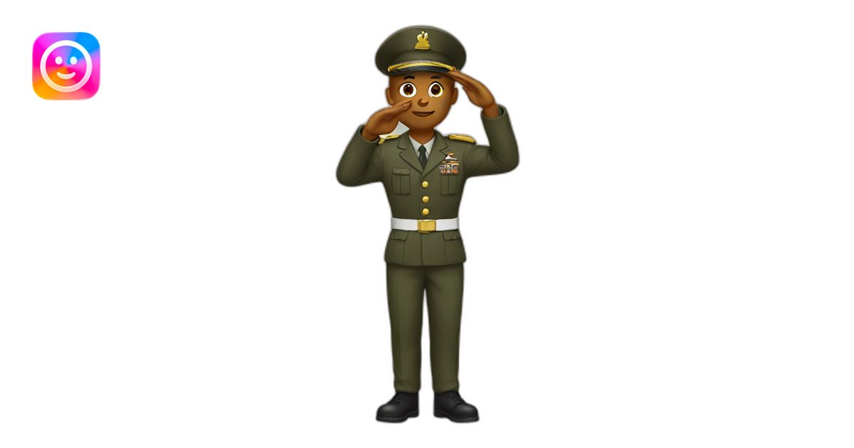 salute emoji | AI Emoji Generator