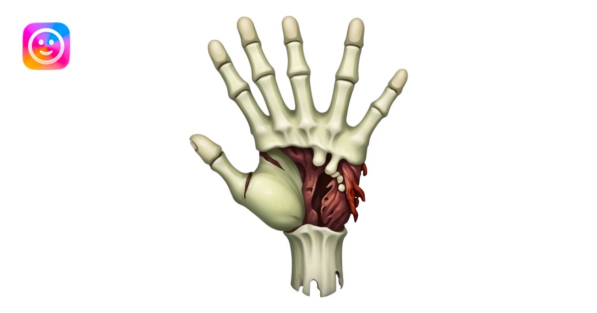 zombie hand grabbing emoji | AI Emoji Generator