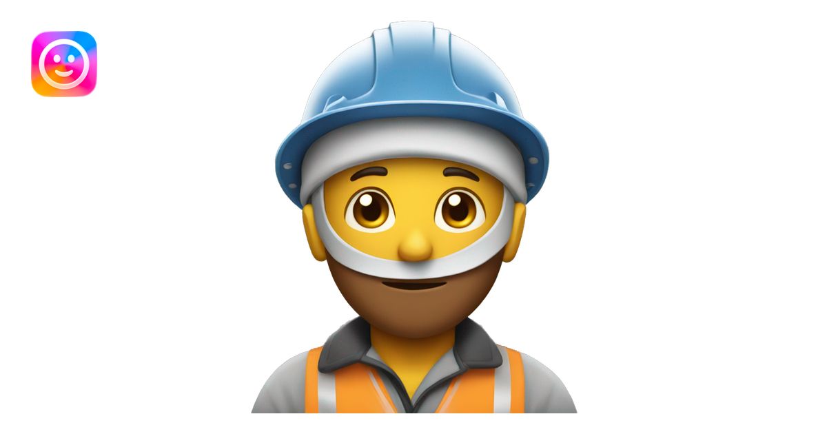 protecting with hard hat emoji | AI Emoji Generator