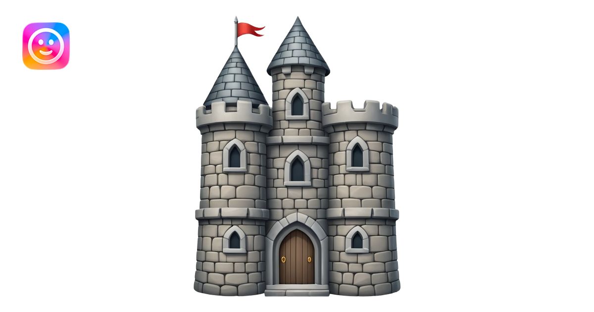 castle house emoji | AI Emoji Generator