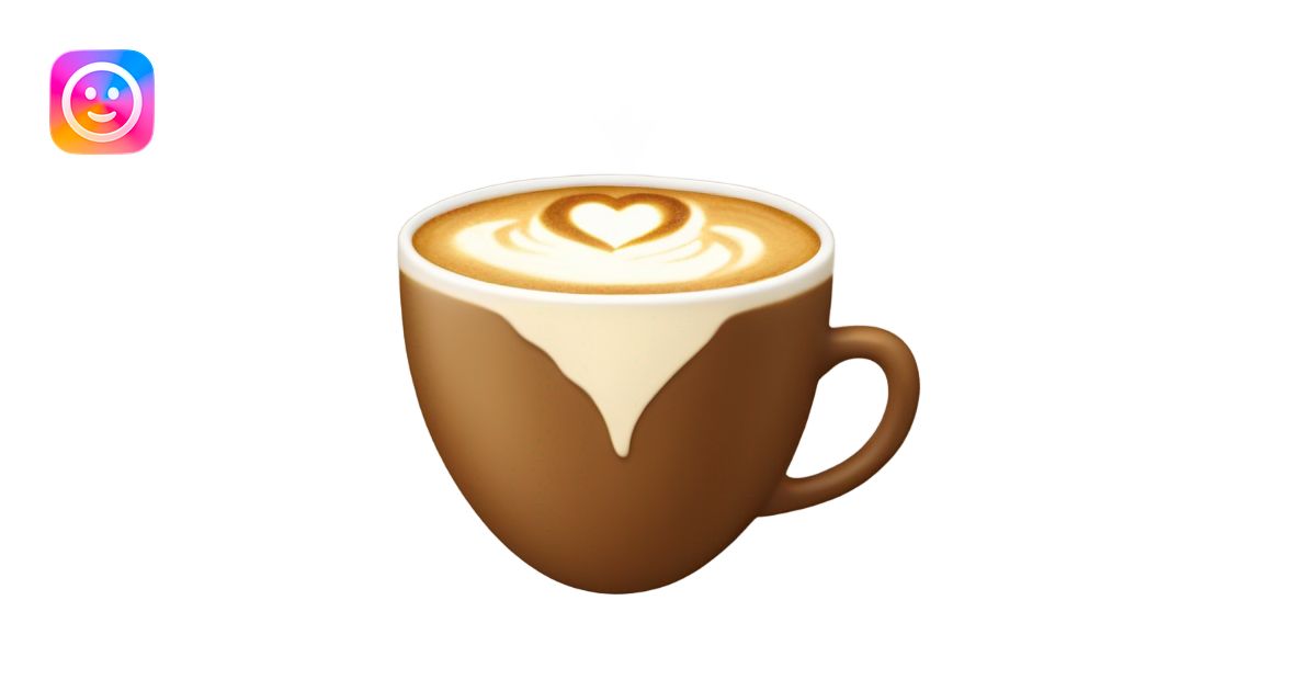 Hot latte emoji | AI Emoji Generator