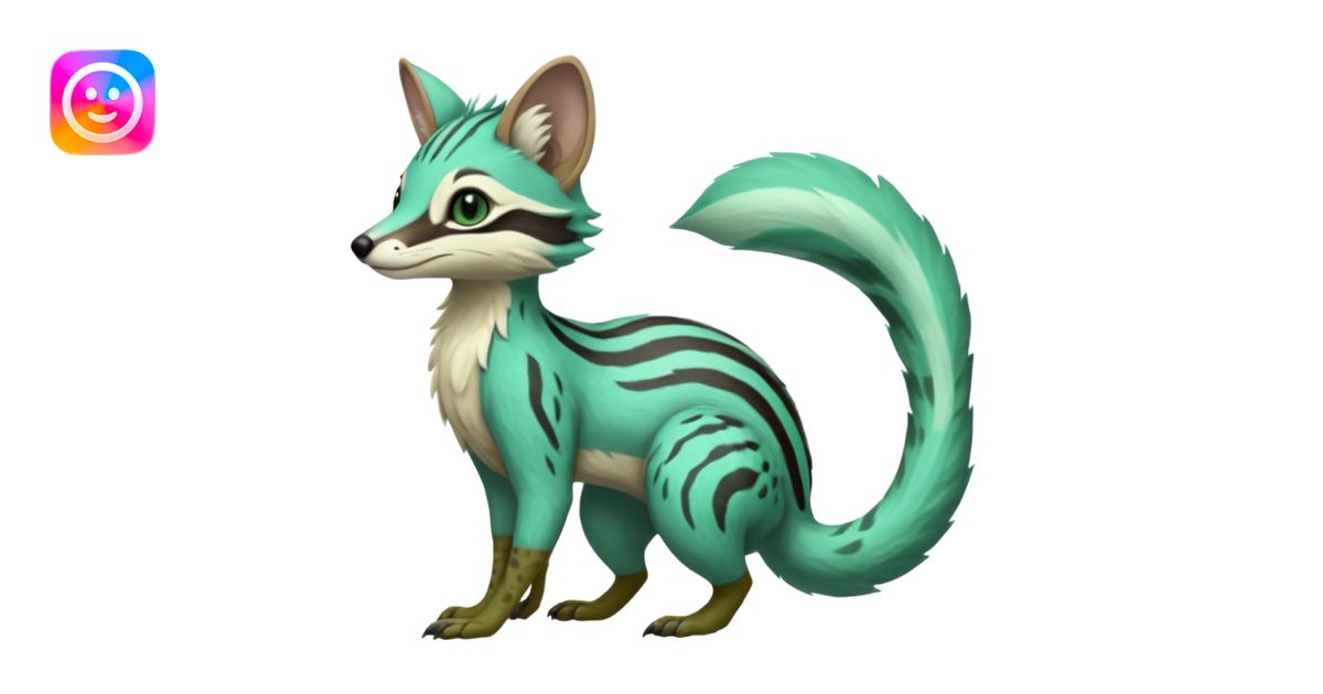 Feral Rare Fantasy minty-cyan pastel-seafoam-green Hunter-forest-green ...