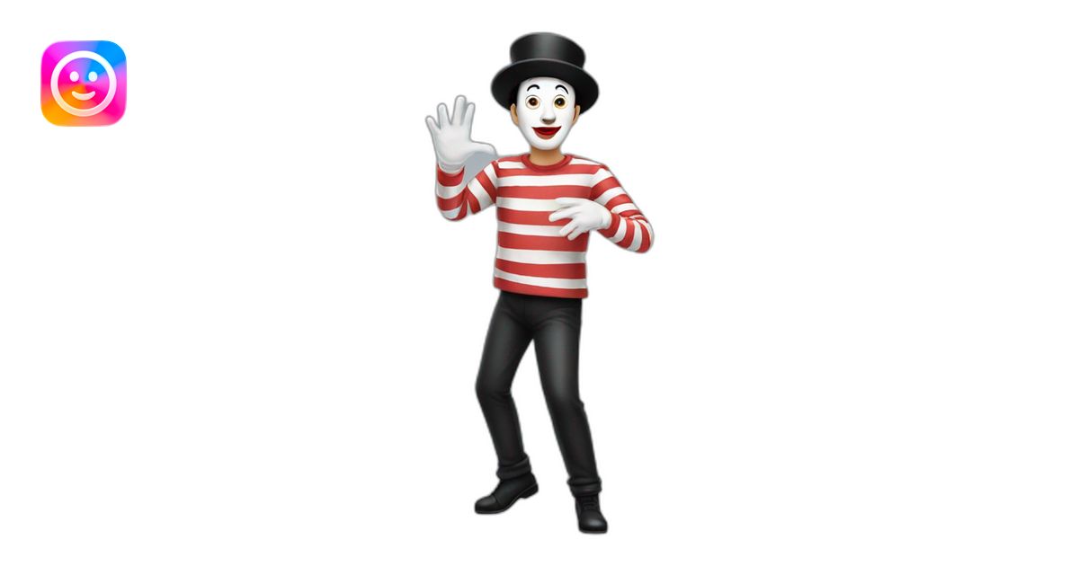 Mime emoji | AI Emoji Generator
