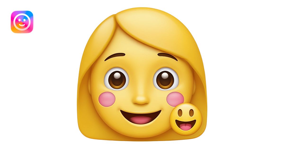 Make me a FaceTime Icon from a iPhone emoji emoji | AI Emoji Generator