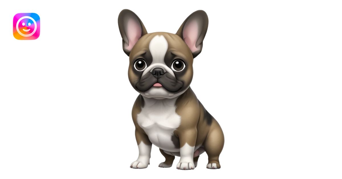 french Bulldog emoji | AI Emoji Generator