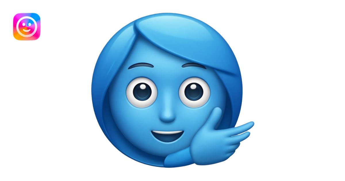 Mavi tik emoji | AI Emoji Generator