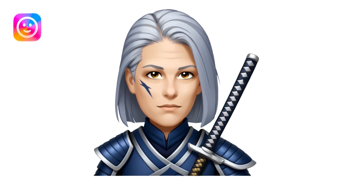 Warrior Samurai emoji | AI Emoji Generator