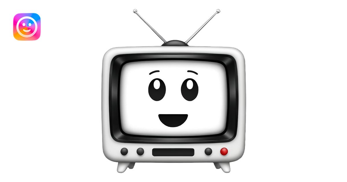 fuzzy screen TV in the Ring movie emoji | AI Emoji Generator