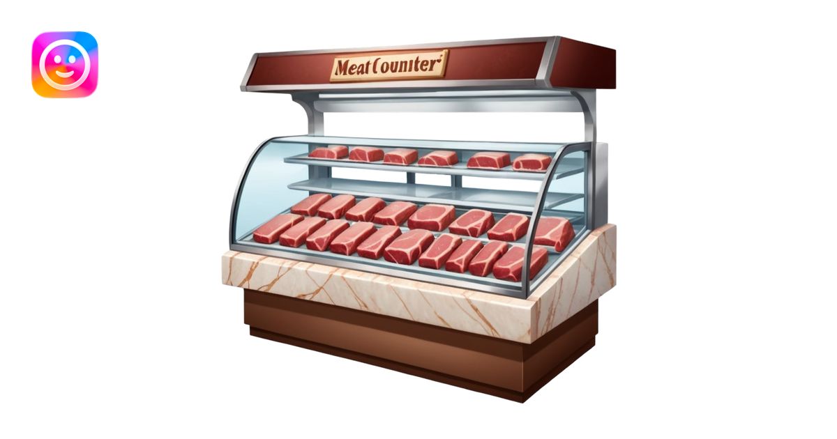 meat counter emoji | AI Emoji Generator