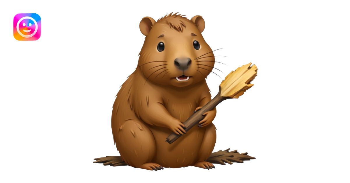capibara chewing wood emoji | AI Emoji Generator
