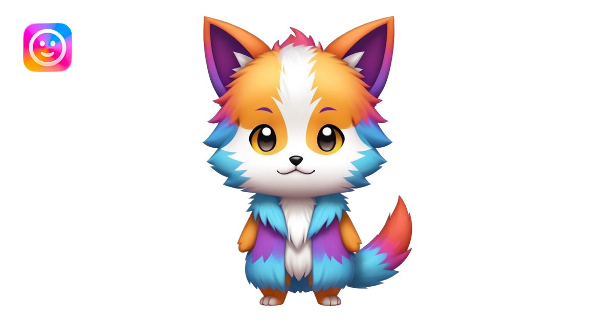 High quality Cute Cool Kawaii edgy Pretty Chibi Fur-Sona Colorful ...