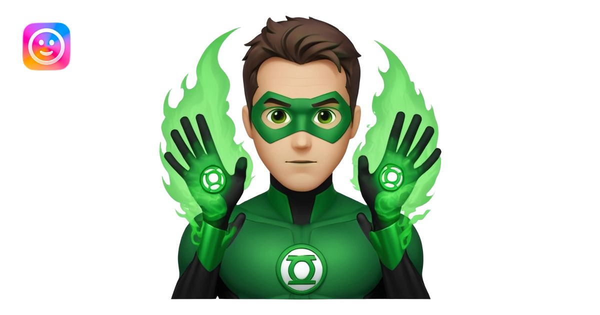 green lantern ryan reynolds emoji | AI Emoji Generator