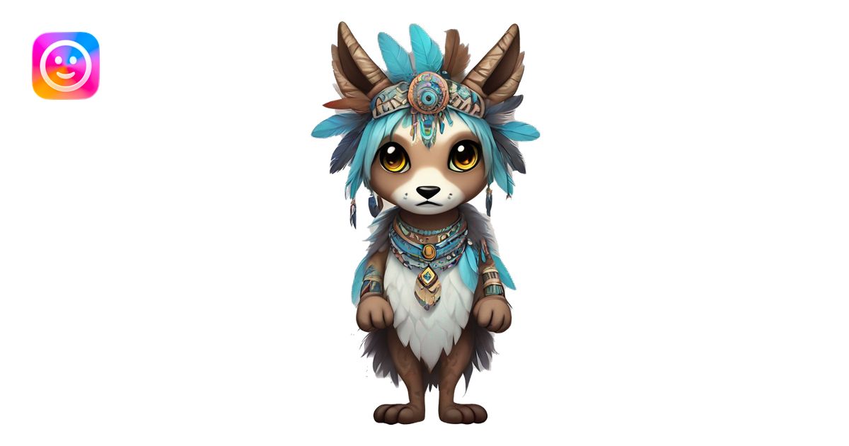 cute Kawaii edgy ethereal shy epic tribal fantasy animal fursona ...