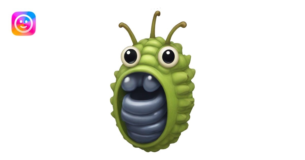 The larva emoji | AI Emoji Generator