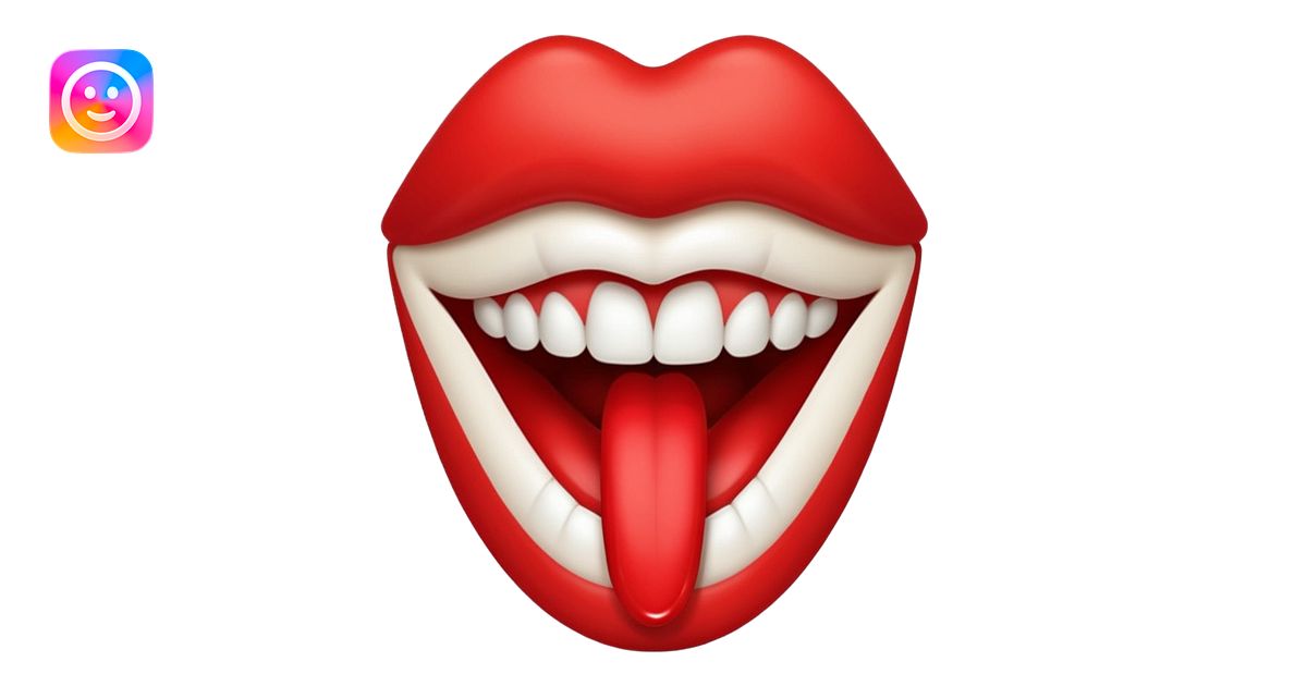 lips tooth emoji | AI Emoji Generator