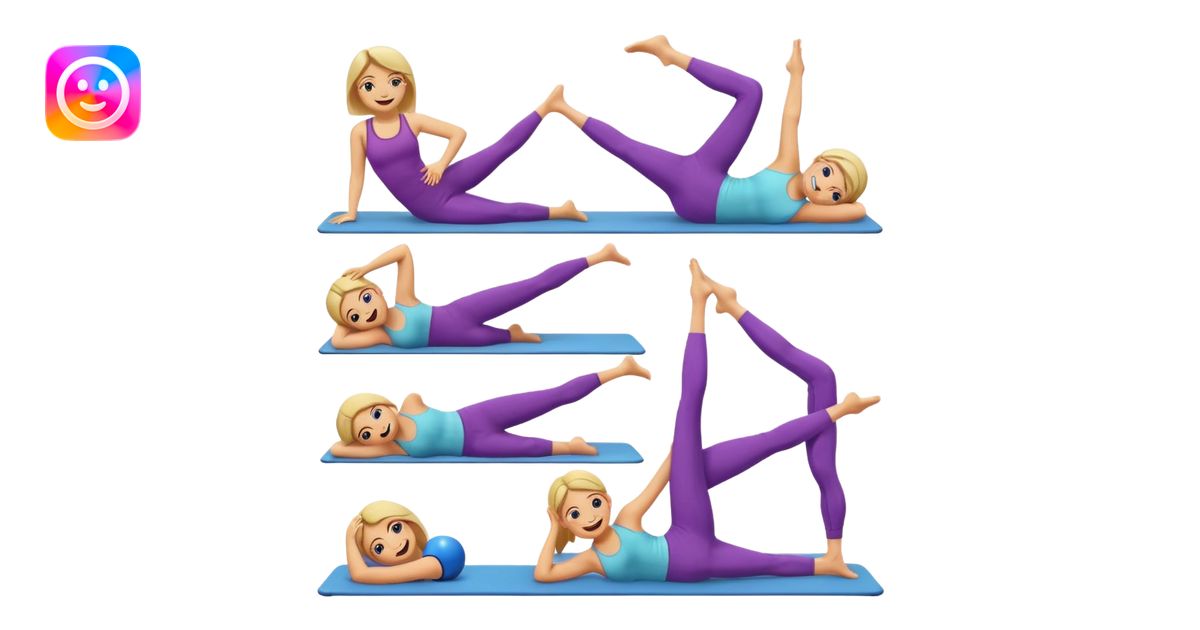pilates emojis emoji | AI Emoji Generator