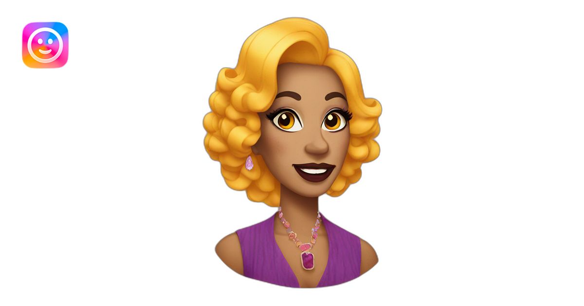 Fall themed drag queen emoji | AI Emoji Generator
