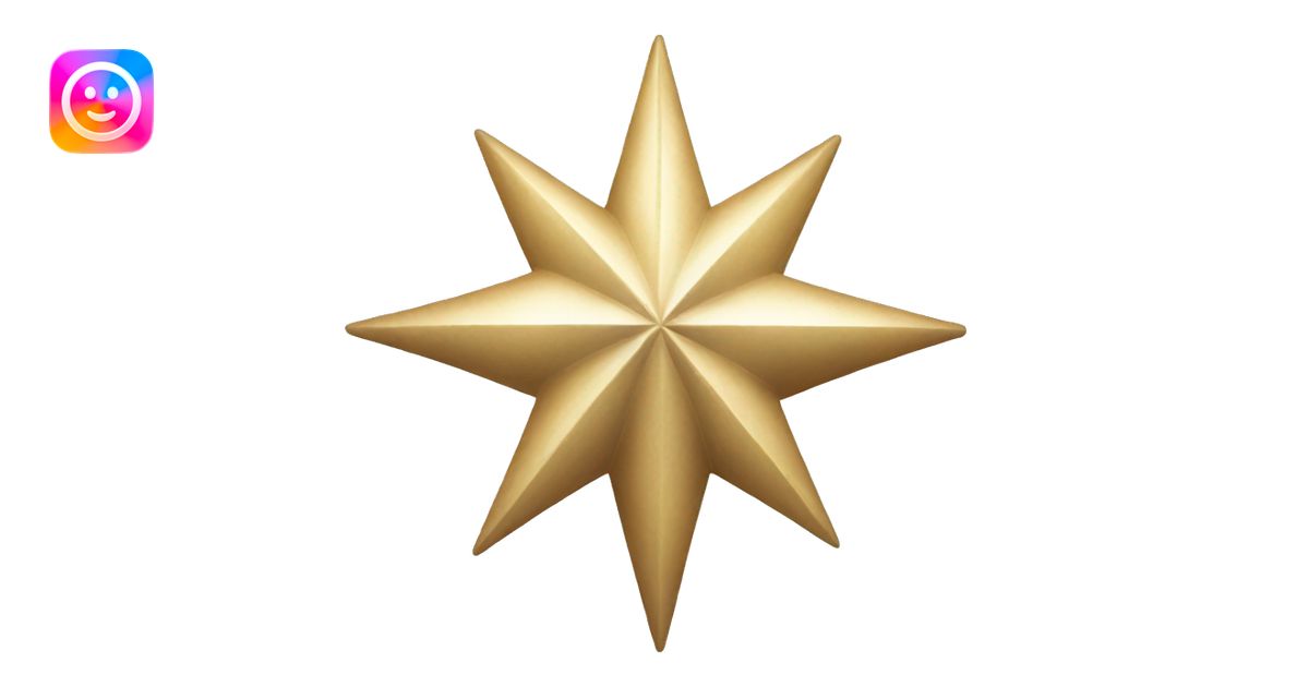 Christmas Star emoji | AI Emoji Generator
