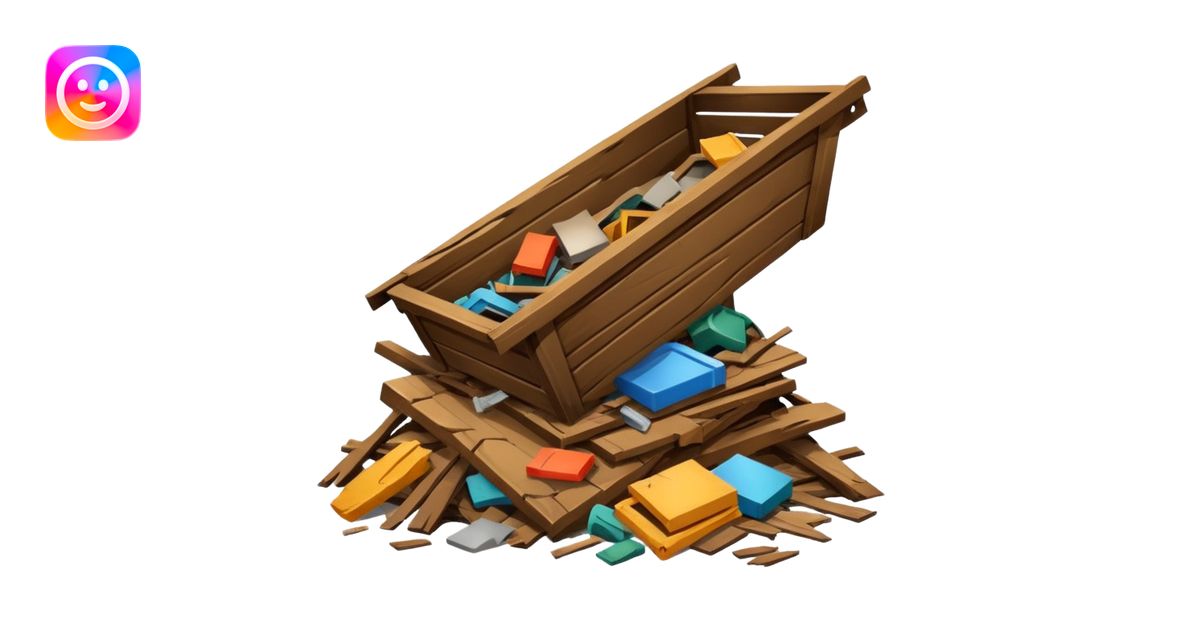 Waste furniture emoji | AI Emoji Generator
