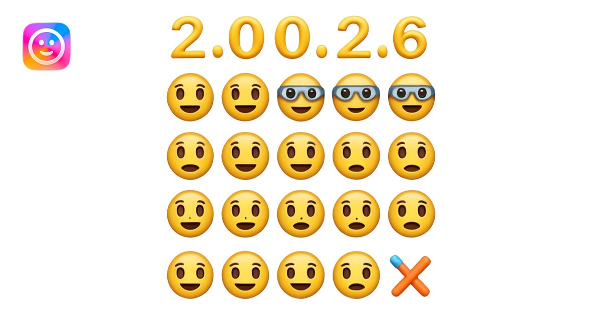 an animated emojis that turns the word "GEO NS" into "2026" emoji | AI ...