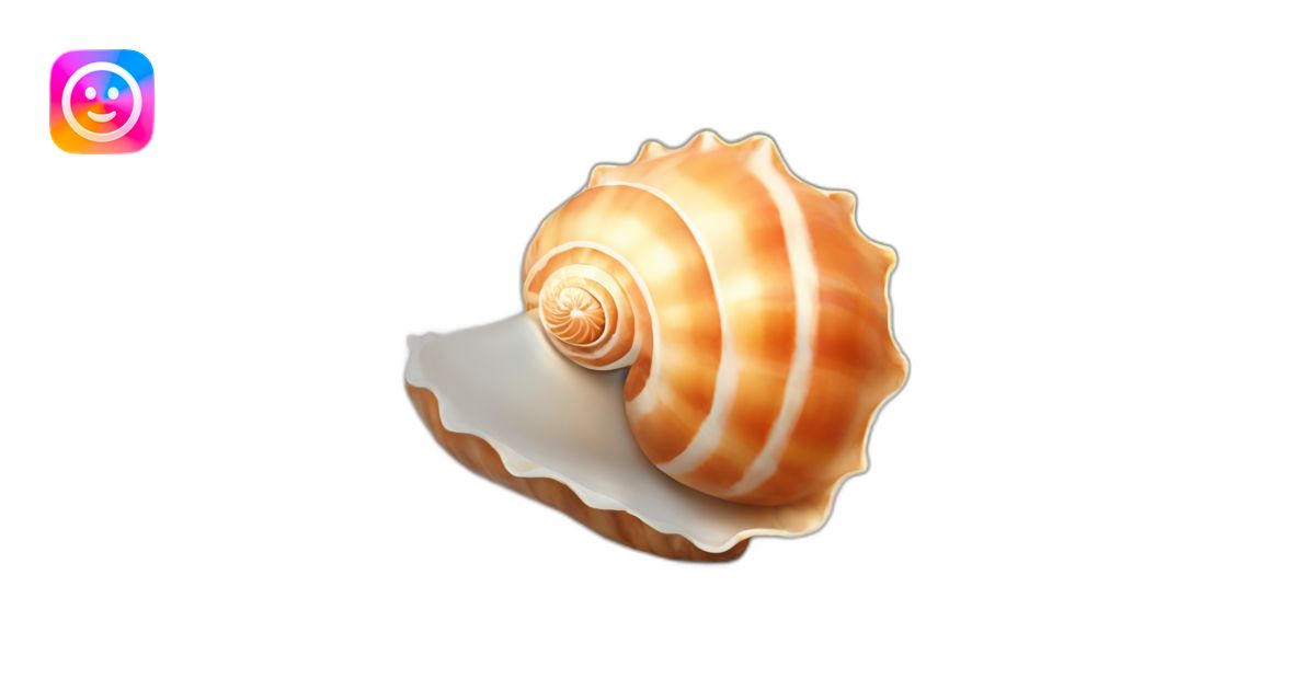 sea shell emoji | AI Emoji Generator