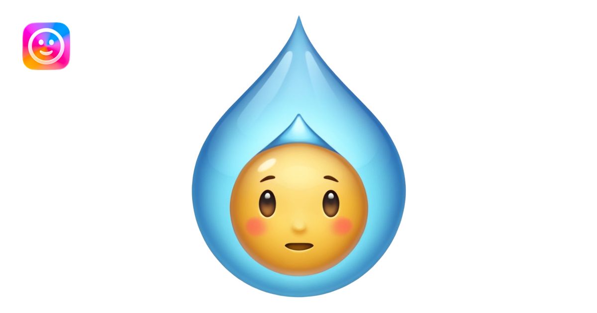 sweat drops emoji | AI Emoji Generator