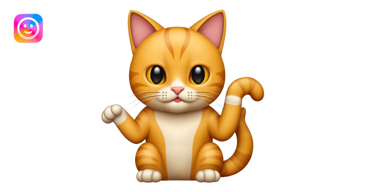 gato scratching emoji | AI Emoji Generator