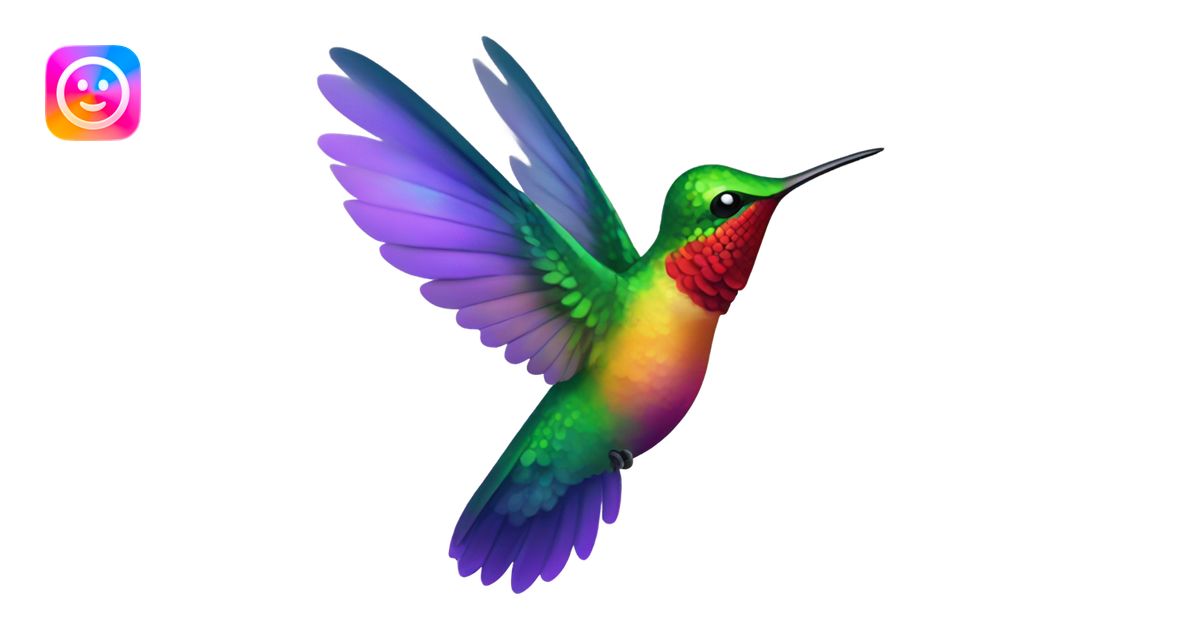 hummingbirds that fly emoji | AI Emoji Generator