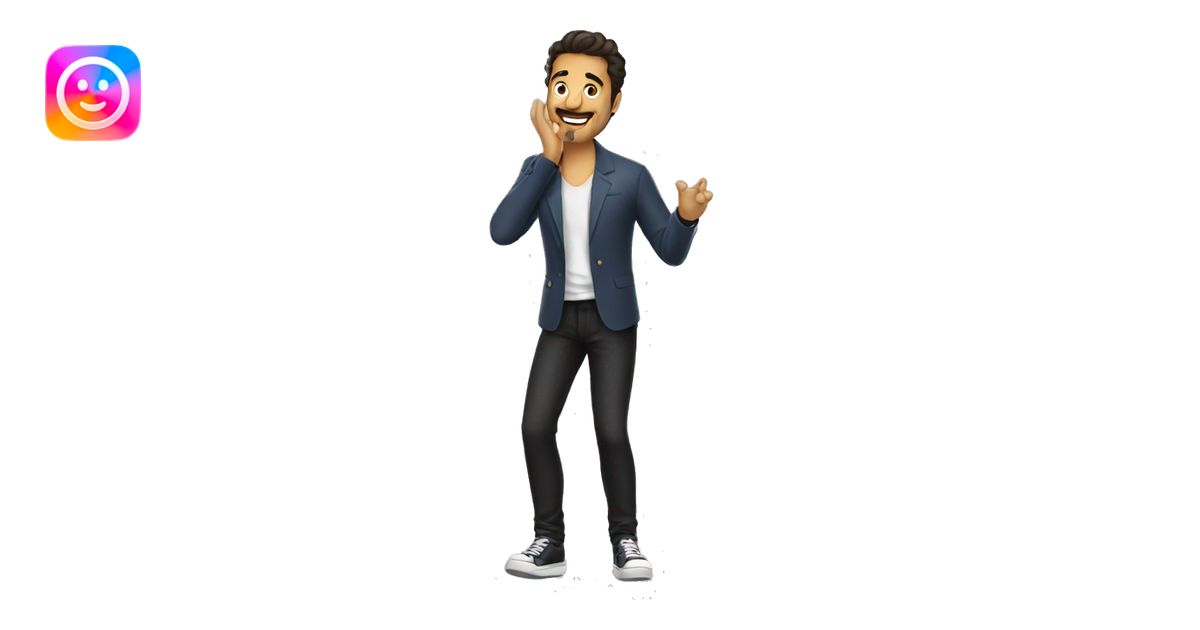 Italian man singer emoji | AI Emoji Generator