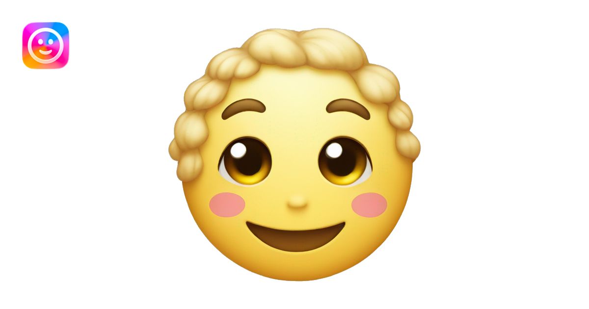cute soft happy face emoji | AI Emoji Generator
