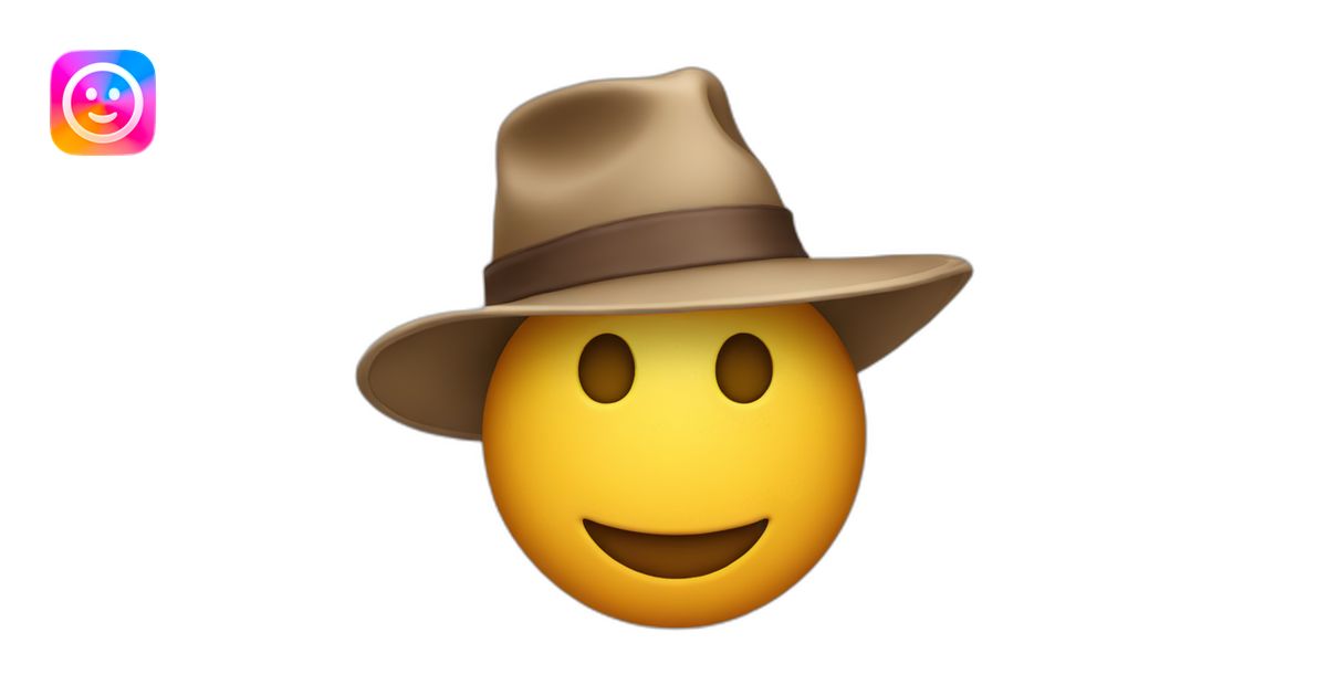 Caca avec un chapeau emoji | AI Emoji Generator