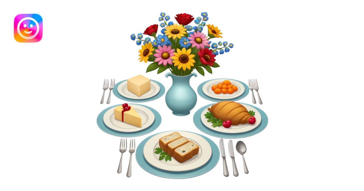 family dinner table emoji | AI Emoji Generator