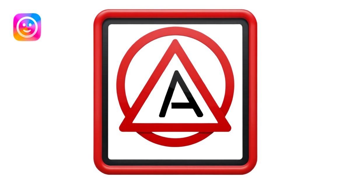 panneau interdit emoji | AI Emoji Generator