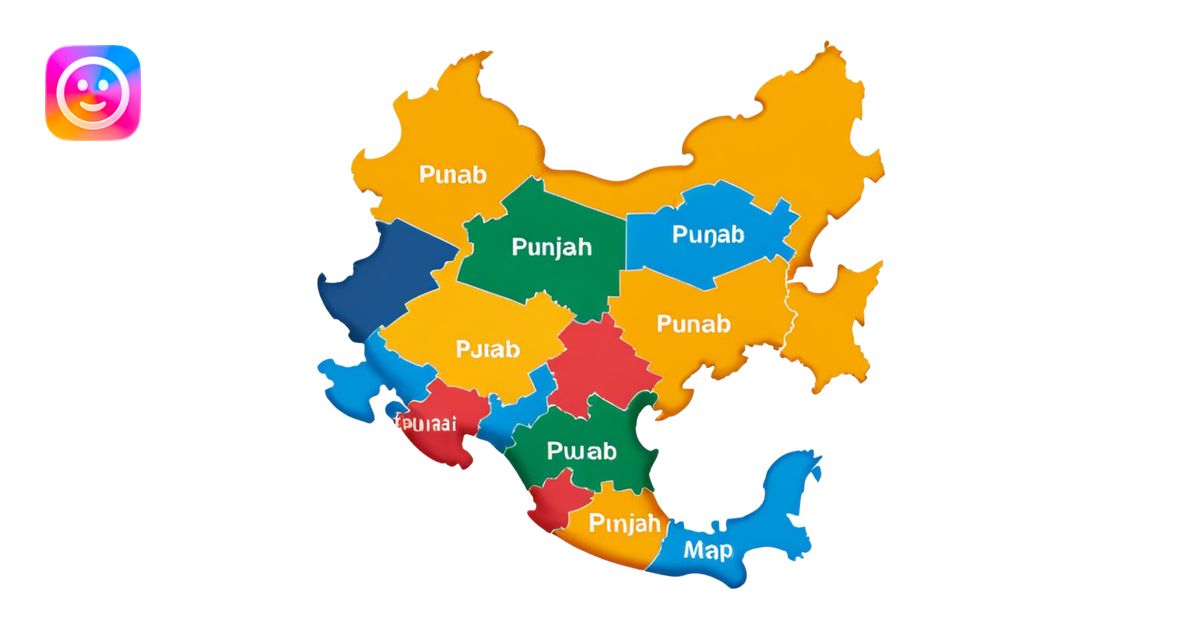 Punjab map emoji | AI Emoji Generator