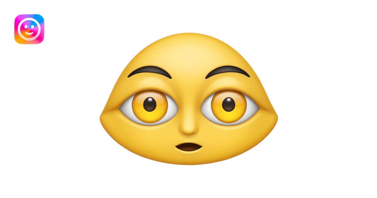 Open emoji half eye and full open eye emoji | AI Emoji Generator