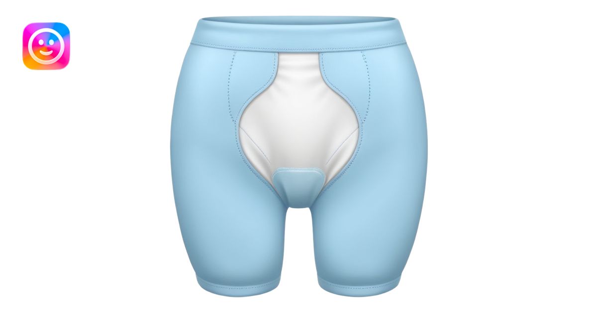 modern incontinence pants emoji | AI Emoji Generator
