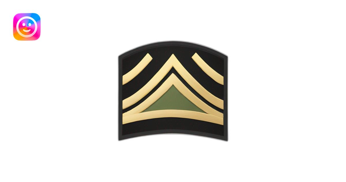 Army rank emoji | AI Emoji Generator