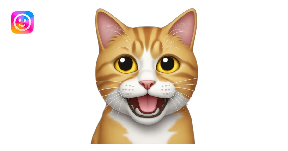 Shook cat emoji | AI Emoji Generator