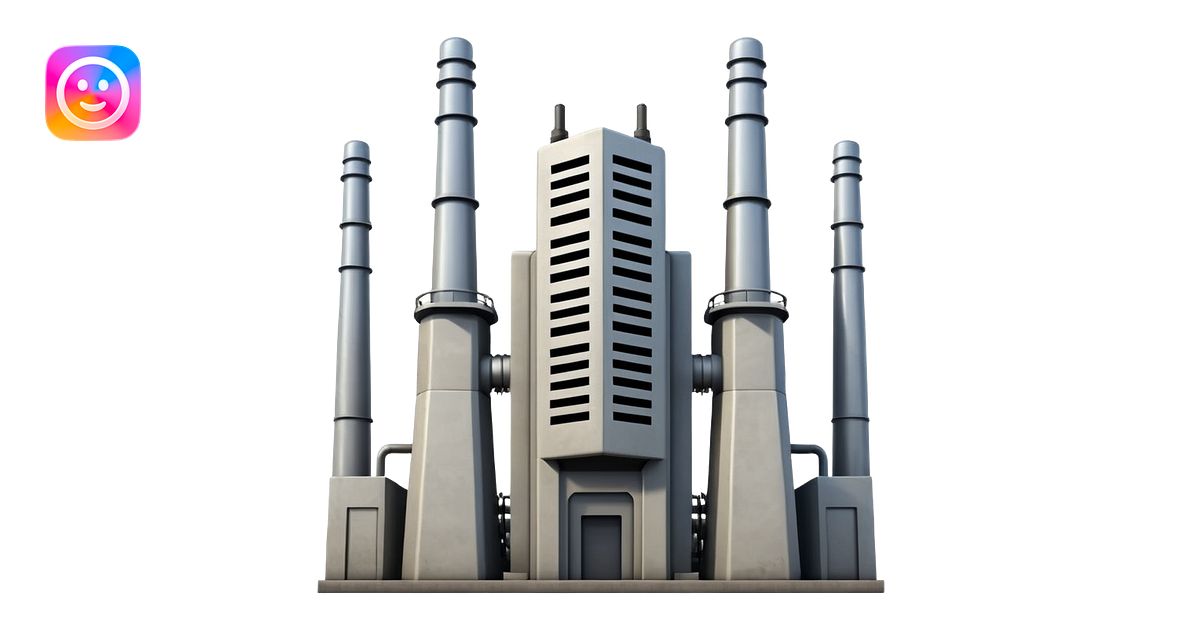 Transformer and power plant emoji | AI Emoji Generator
