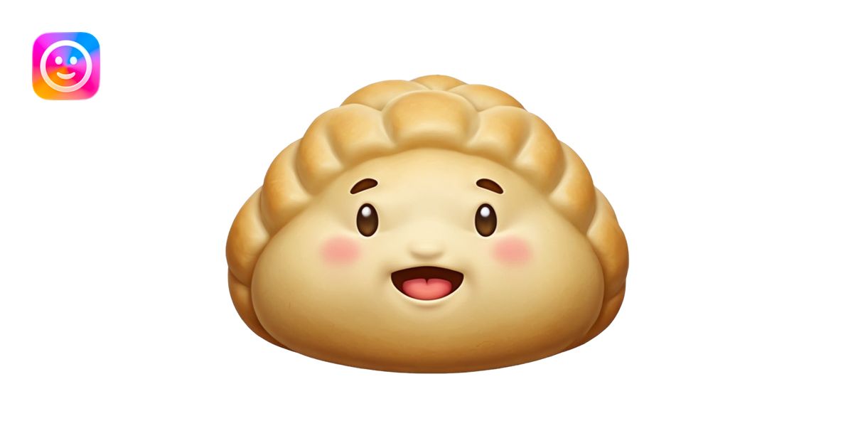 Dumpling with drool face emoji | AI Emoji Generator