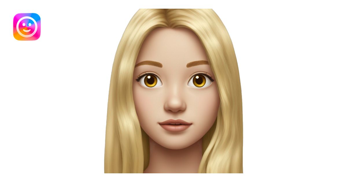 Riley Guava long blonde hair teenager, hyperreal photoreal portrait ...