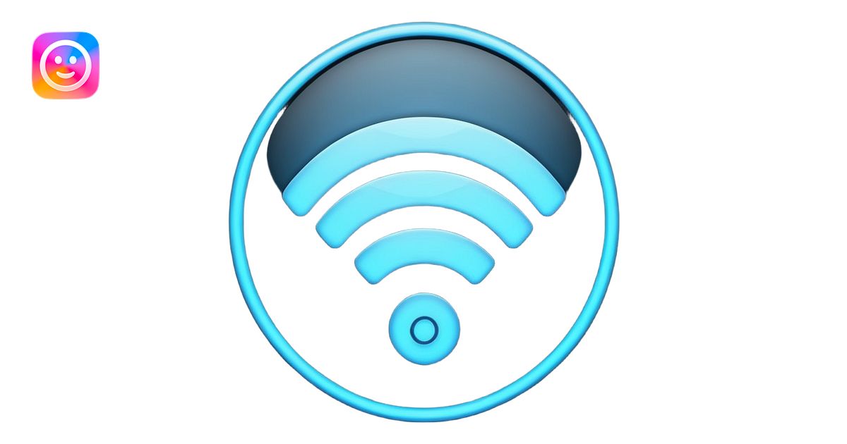 Wi-Fi symbol emoji | AI Emoji Generator