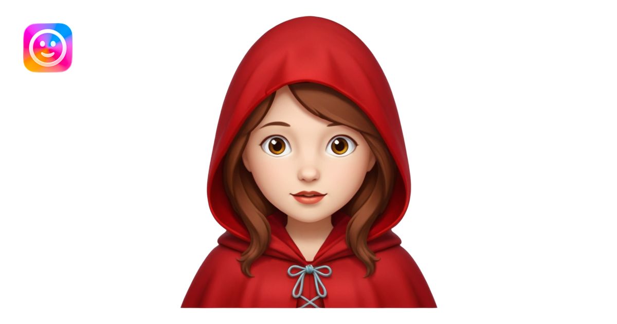 Little red riding Hood emoji | AI Emoji Generator