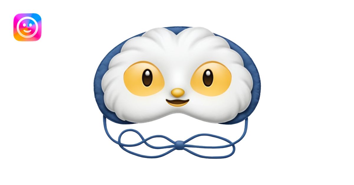 winter sleep mask emoji | AI Emoji Generator