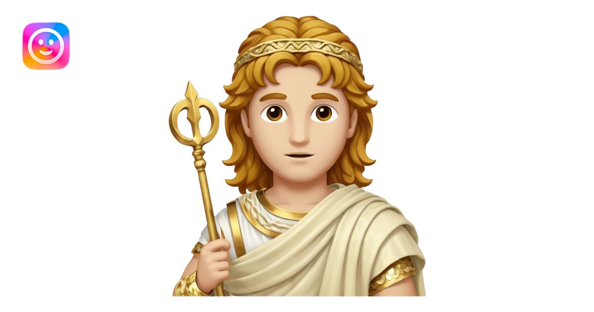 Mercury, Messager of the Gods from Roman Deities with long golden brown ...